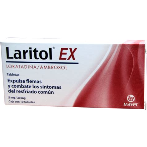 Loratadinaambroxol Laritol Ex Tabs Super Farmacia Universal
