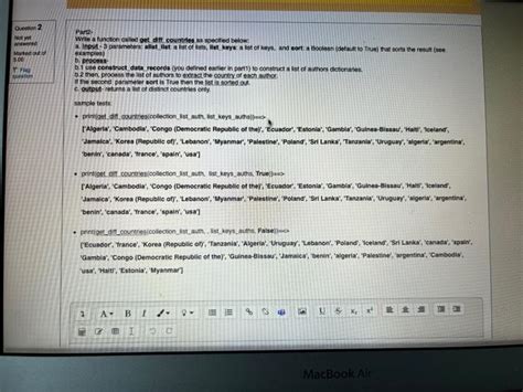 solved parte write a functon caled get dift sow tries as