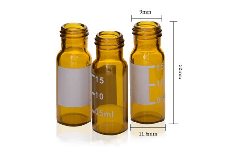 Aijiren 2ml 9mm HPLC Vial With Caps For Sale Lab Vials Manufacturer