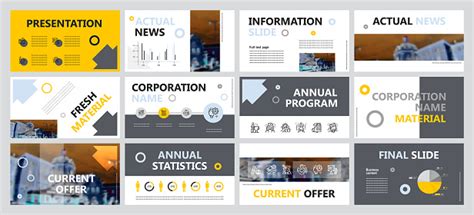 이 템플릿은 마케팅 및 광고 전단지 및 배너 연례 보고서에 사용 되는 비즈니스 프리 젠 테이 션으로 최고입니다 어두운 회색 배경에 요소 0명에 대한 스톡 벡터 아트 및 기타
