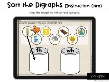 Sort The Digraphs Sh Ch Th Wh By The Homebabe Corner Donna Szczur