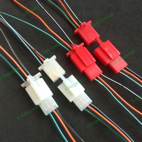 Jual Socket Soket Sambungan 3 Pin Kecil Kabel Kab Bekasi S G Electrical Tokopedia