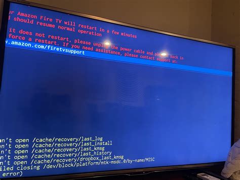 Fire Tv Not Stick Or Cube Keeps Restarting And Eventually Showing This Screen R Firetv
