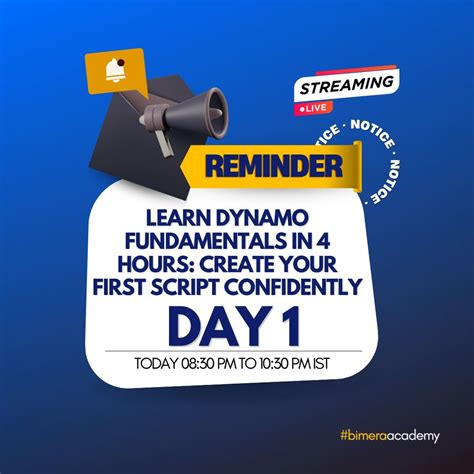 Free Workshop On Dynamo For Bim Pros Swatti Potala Posted On The Topic Linkedin