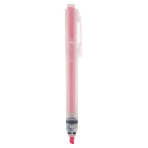 Retractable Highlighter Pink MUJI Philippines