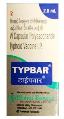 2 5 Ml Typbar Typhoid Vaccine Injection At ₹ 635 Piece Typbar Vaccine In Surat Id 2854260346197