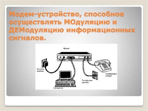 Передача данных между ЭВМ с помощью модемов презентация онлайн