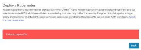 A `undefined` Error Alert When Deploying A Kubernetes Master And Worker