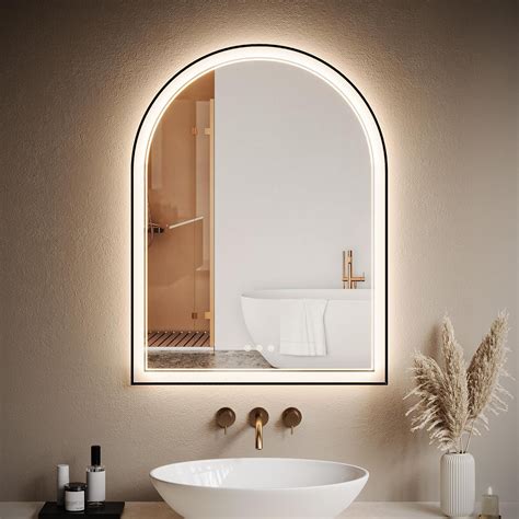 Wrought Studio™ Arched Led Bathroom Mirrors With Anti Fog With