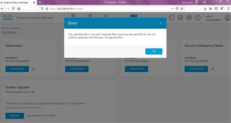 My Cybersecurity Journal Cisco Firepower 1010 Software Upgrade To 6 5