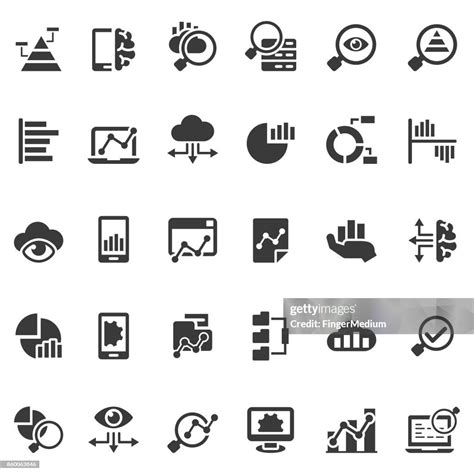 Data Analytics Icon Set High Res Vector Graphic Getty Images