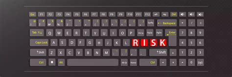 وی بی وکتور وکتور دکمه های کیبورد سیاه