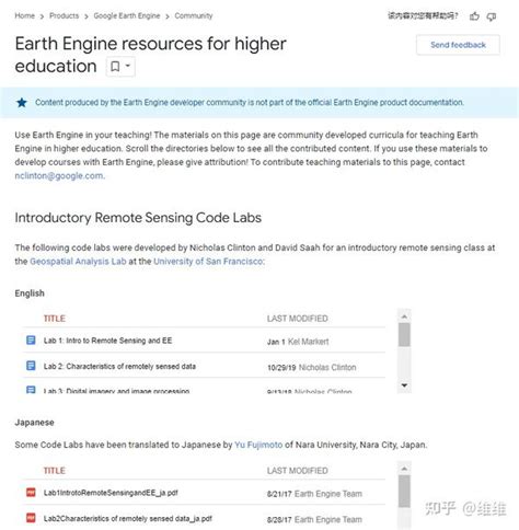 实用教程GEE官方分享的教学材料你值得拥有 知乎