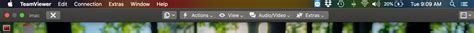 Macos Menu Bar Auto Hid For Teamviewer R Teamviewer