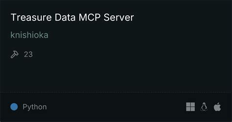 Treasure Data MCP Server Glama Treasure Data MCP Server Glama