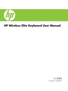 Hp Wireless Elite Keyboard User Manual Hp Wireless Elite Keyboard User Manual Pdf Pdf Pro