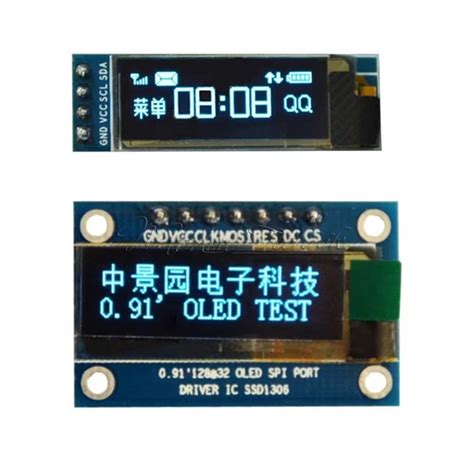 33v5v 091and Iic I2c Serial Spi Oled Lcd Anzeigen 128x32 Avr Pic Stm32 Arduino Eur 302