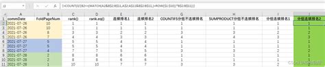 【excel】分组连续排名和不连续排名公式不连续排名公式 Excel Csdn博客