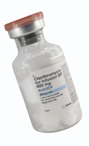 500mg Clarithromycin Klacid Iv Bp Infusion At Rs 500 Box Clarithromycin Injection In Chennai