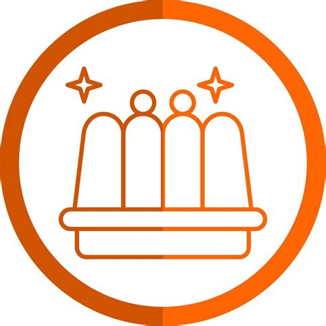 Jelly Line Orange Circle Icon 42942727 Vector Art At Vecteezy
