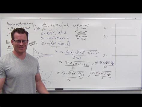 Free Video Harvesting Populations In Differential Equations From Professor Leonard Class Central