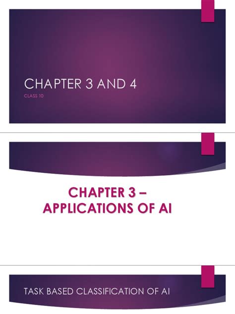 Unit Ii Excite Chapter 3 4 Application And Domains Of Ai