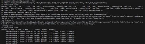 Inf Values For Logit Score Outputs With Modelgenerate 🤗transformers