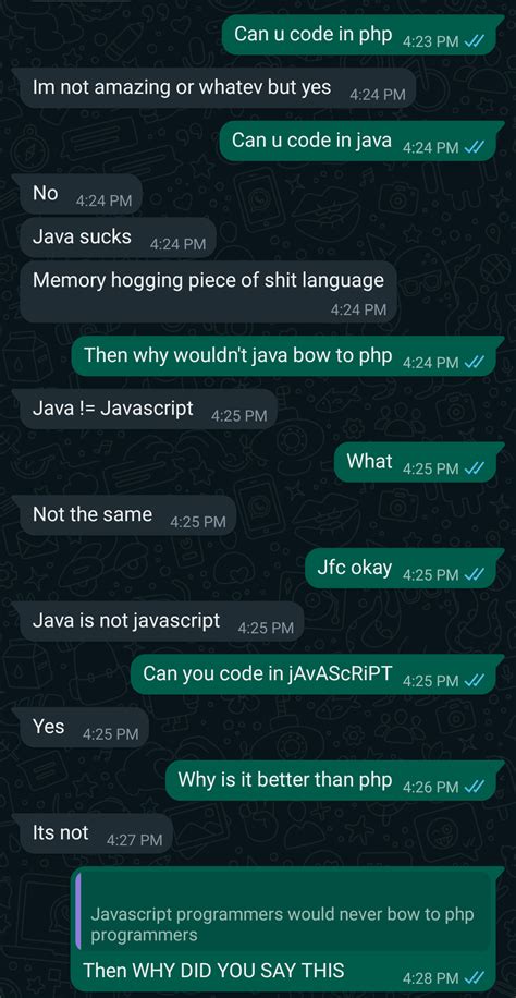 Im Not A Programmer My Fiance Is Sometimes I Like To Show Him Memes From Here And Hell