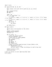 Drawing Bezier Curves With Mouse Input In Python Course Hero