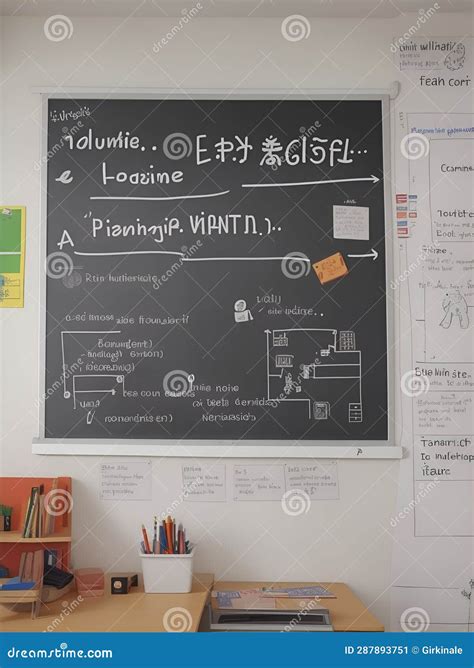 Language Learning A Language Classroom Stock Image Image Of Page Element 287893751