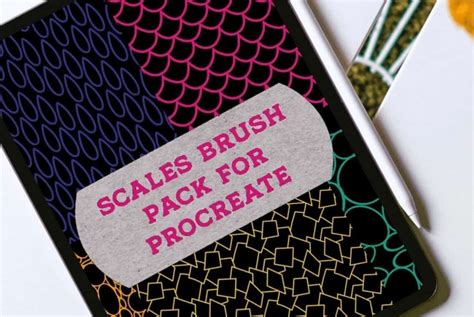 Scales Brush Pack For Procreate Brush Galaxy