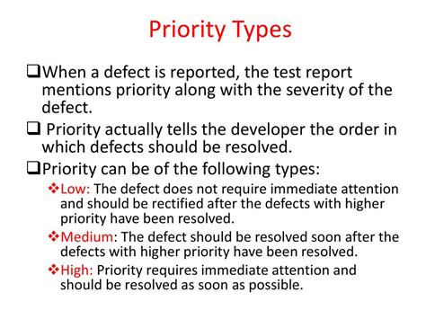 defect severity fundamentals ppt download