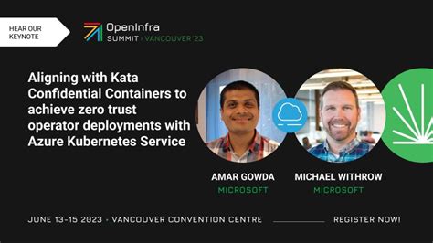 Michael Withrow On Linkedin Openinfra Confidentialcomputing Aks
