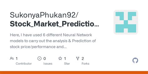 Github Sukonyaphukan92stockmarketpredictionusingnumericaland