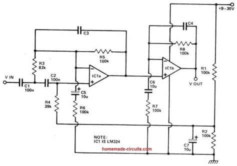 Low Pass Filter Circuit For Subwoofer Homemade Circuit Projects