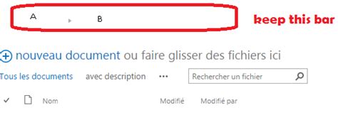 Sharepoint Server Keep Navigation Bar In Library Webpart Sharepoint