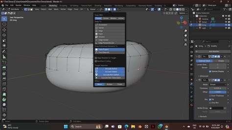 snap to face is not working blender guru donut tutorial r blenderhelp