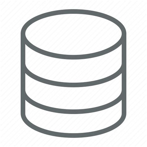 Database Hosting Server Web Icon
