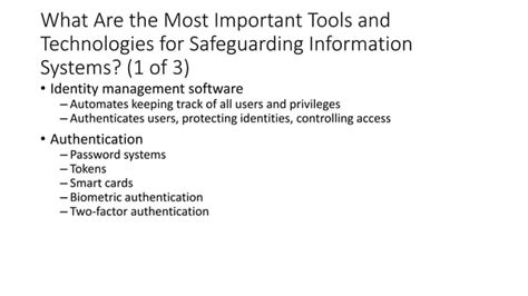 Securing Information Systems Ppt
