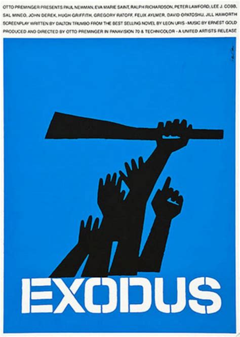 Saul Bass 1920 1996 American 1960 Exodus Directed And Produced By