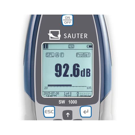 SAUTER SW 1000 Professional Sound Level Meter Class I