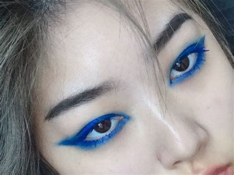 Pin By 🎧 On Blue Dope Makeup Swag Makeup Edgy Makeup