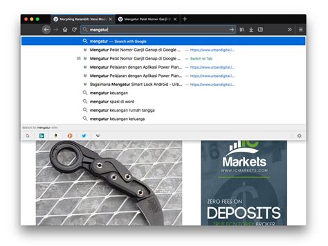 Tips Menggunakan Tab Firefox Dengan Lebih Baik