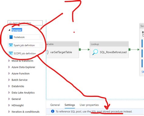 missing sql pool stored procedure activity in synapse pipeline