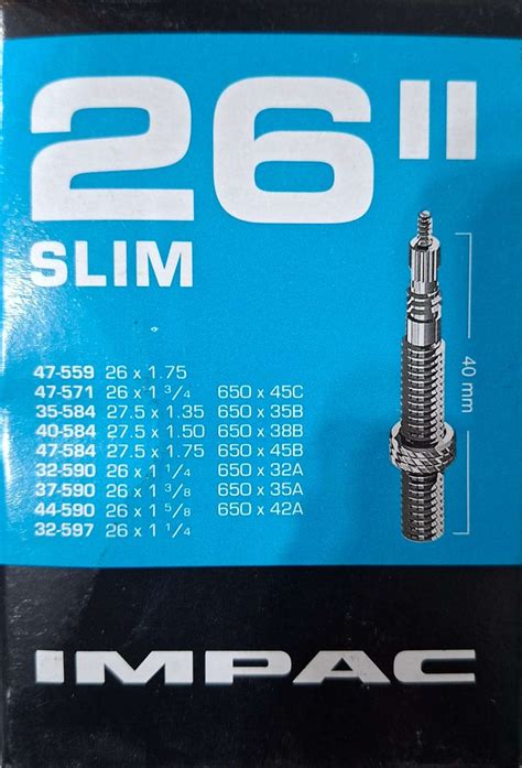 Impac 26 X 125 To 175 Slim Presta Town Bikes