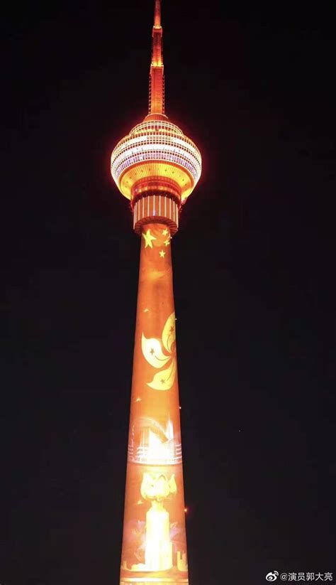 中央电视台电视塔灯光秀实录