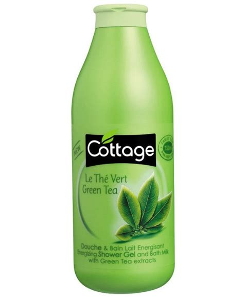 Cottage Гель-пена для ванны и душа Зеленый чай Douche & Bain Lait ...