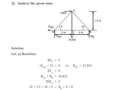 Vedupro Method Of Sections Method Of Sections Truss Analysis