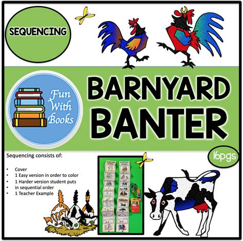 BARNYARD BANTER SEQUENCING BOOK CRAFT Book Units By Lynn