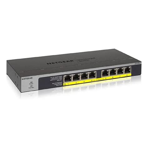 Netgear Gs108lp 8 Port Gigabit Ethernet Unmanaged Switch